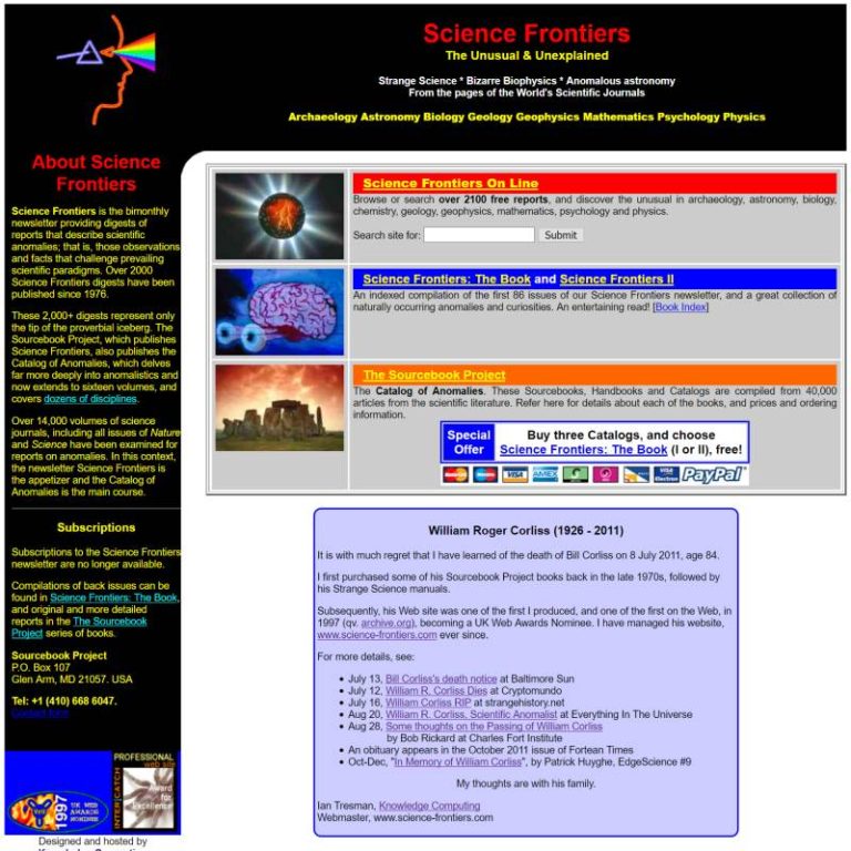 Science Frontiers - Knowledge Computing